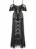 Платье Temperley London Inez, размер 12 UK, черный