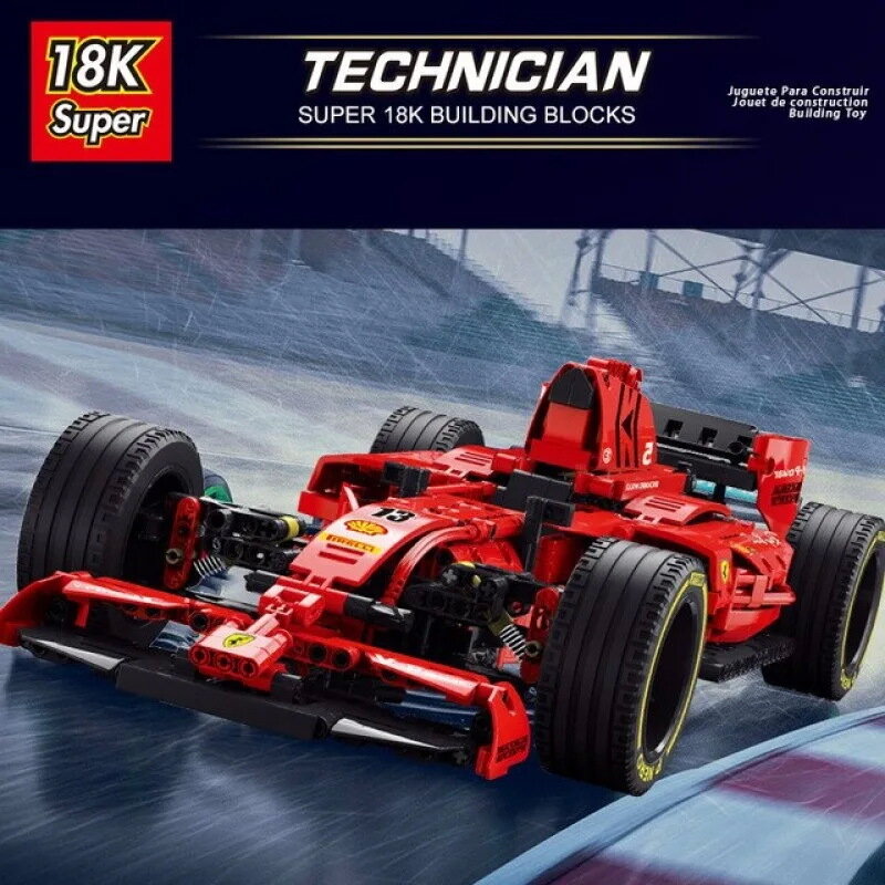 Конструктор Болид Формулы 1, 1138 деталей K95 Super 18K Premium, машинка Мерседес Макларен
