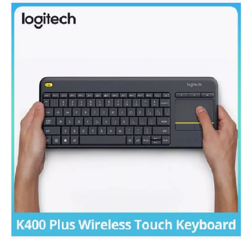 Клавиатура беспроводная Logitech K400 PLUS, Английская клавиатура ...