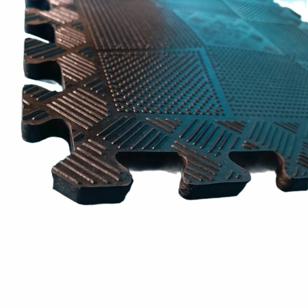 Коврик резиновый 400х400, толщина 20 мм MB Barbell черный под тренажер штангу гирю