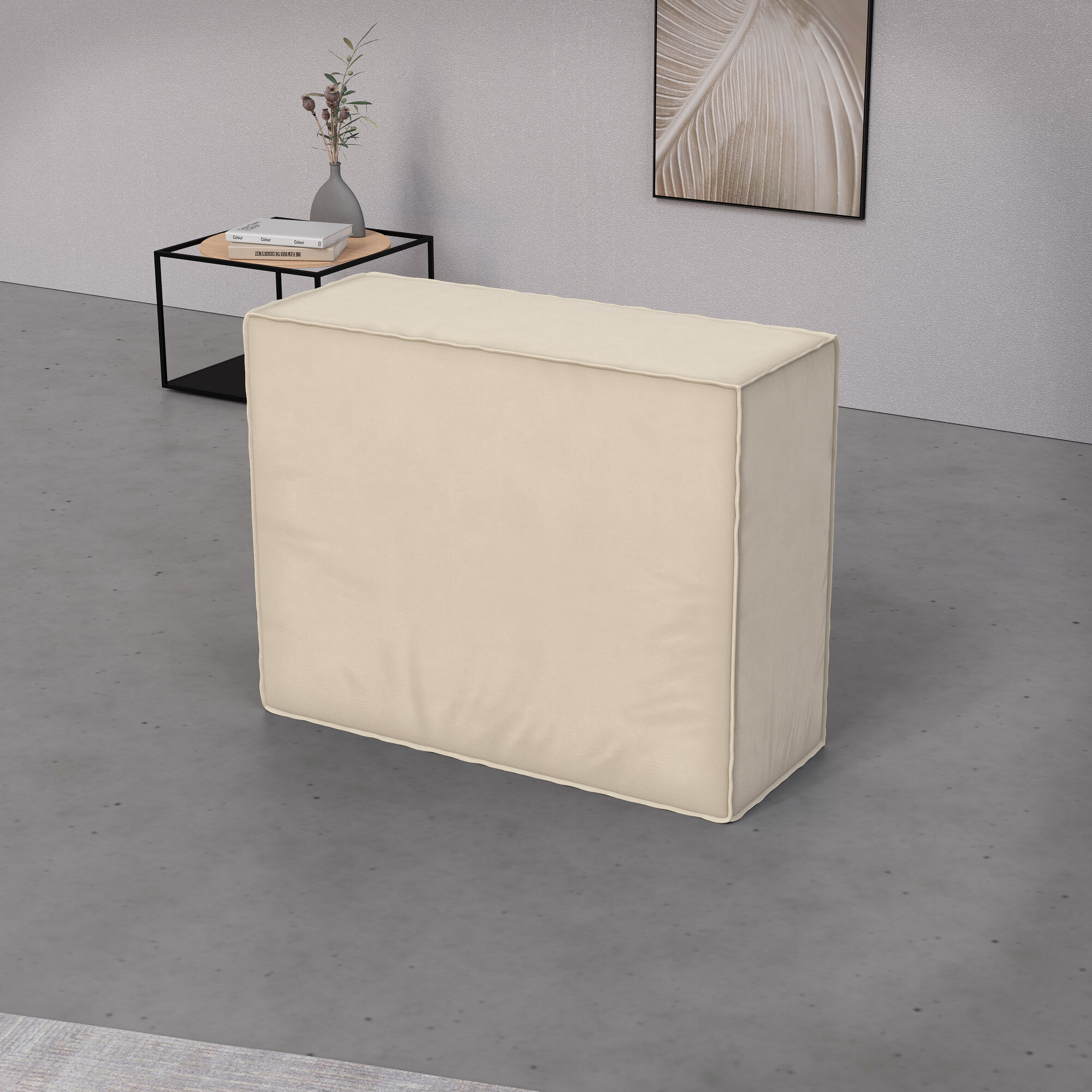 Спинка модульного дивана MONO Salon Tron, антивандальный велюр,90x35x70 см