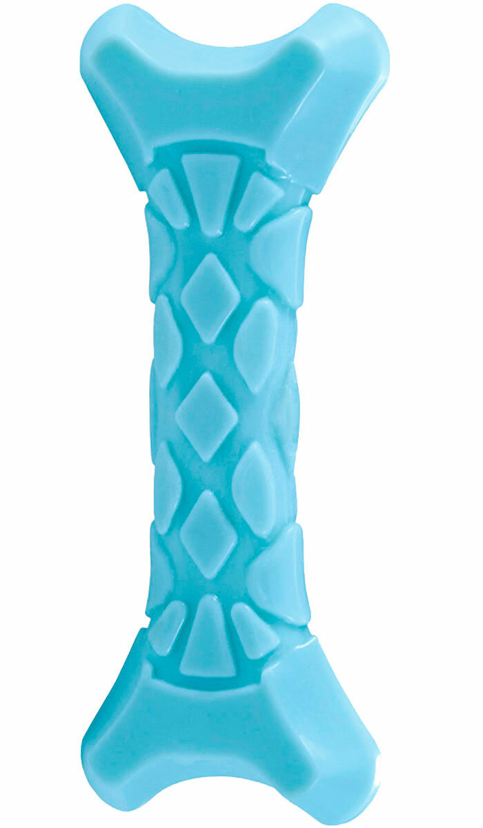 Игрушка для щенков Triol Puppy Косточка голубая термопластичная резина 10,5 см (1 шт)
