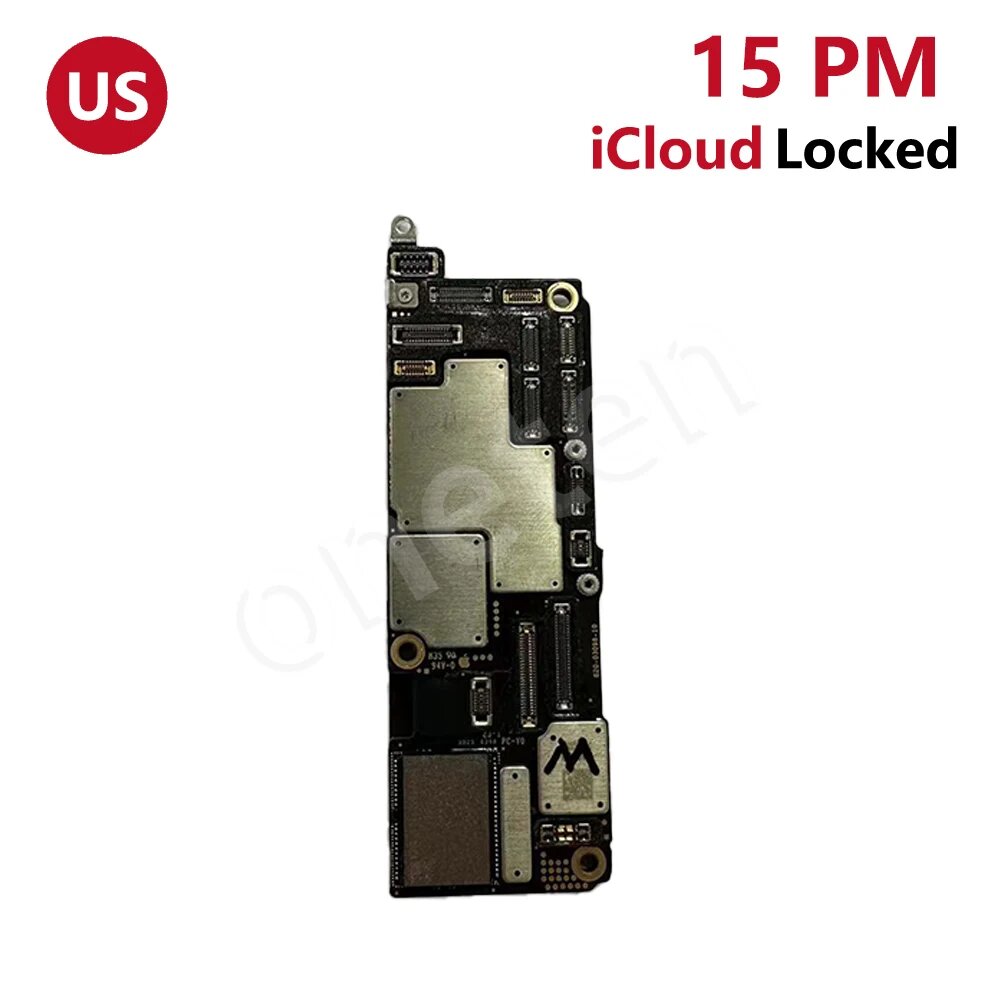 Тренировочная материнская плата iCloud Lock для iPhone 15 oneten 15PM US Lock 256G