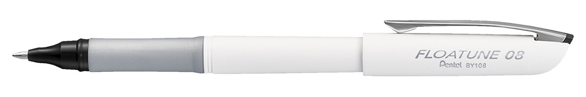 Pentel Floatune BY108-AX-OI52 ручка-роллер 0.8 мм 0.5 мм чернила черного цвета, 1 шт