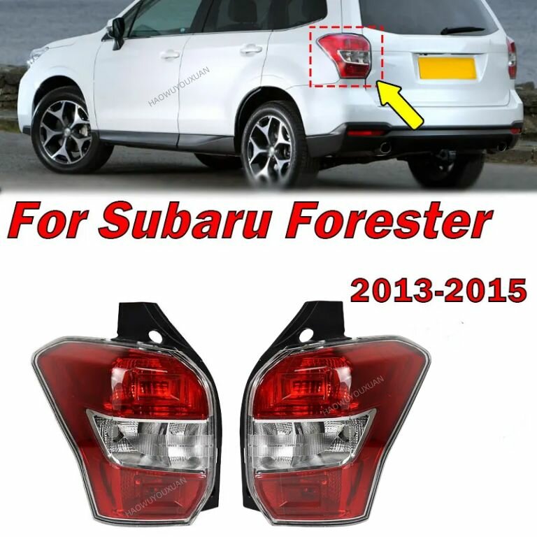Сигнальная лампа Субару Форестер. Стоп-сигнал, поворотник, задний фонарь в сборе, Subaru Forester 2013 2014 2015