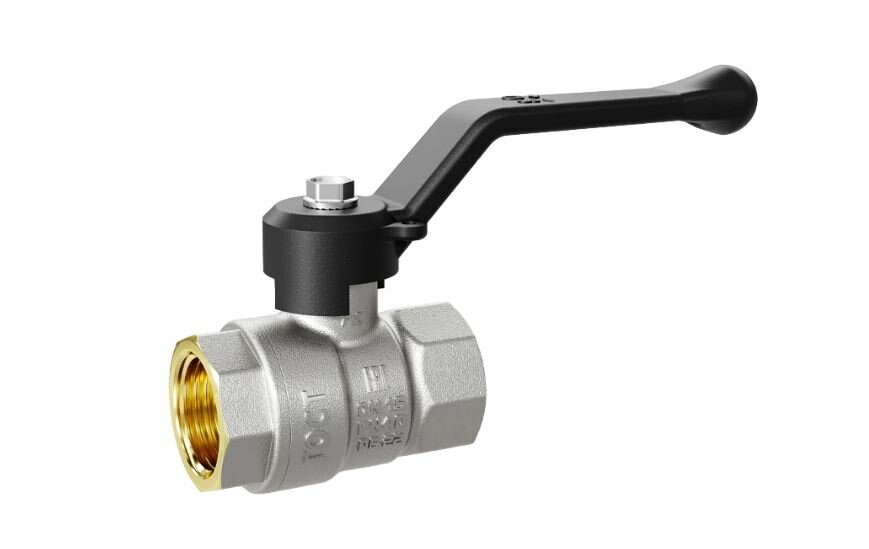 Кран шар 2" ВВ ручка Никель LD Pride 47.301.50