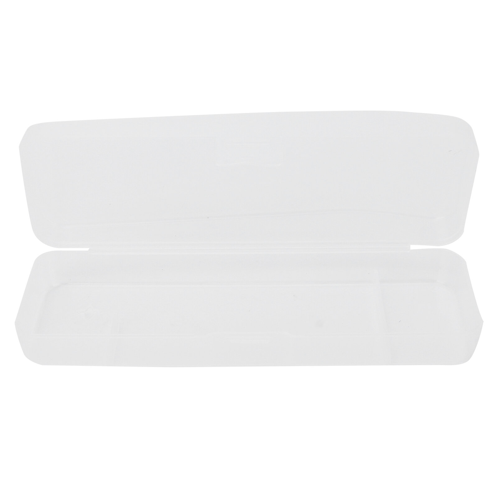 Портативный прозрачный дорожный футляр для ручной бритвы с дышащей конструкцией, защитным чехлом для хранения ручки бритвы, компактный и легкий.