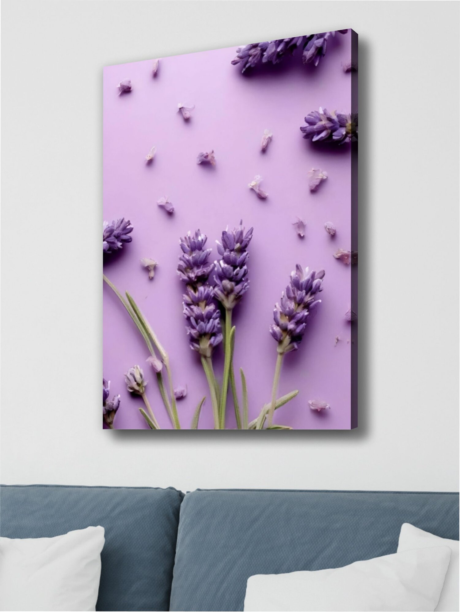 Картина Фиолетовая гармония на стену 50x70см 1шт.