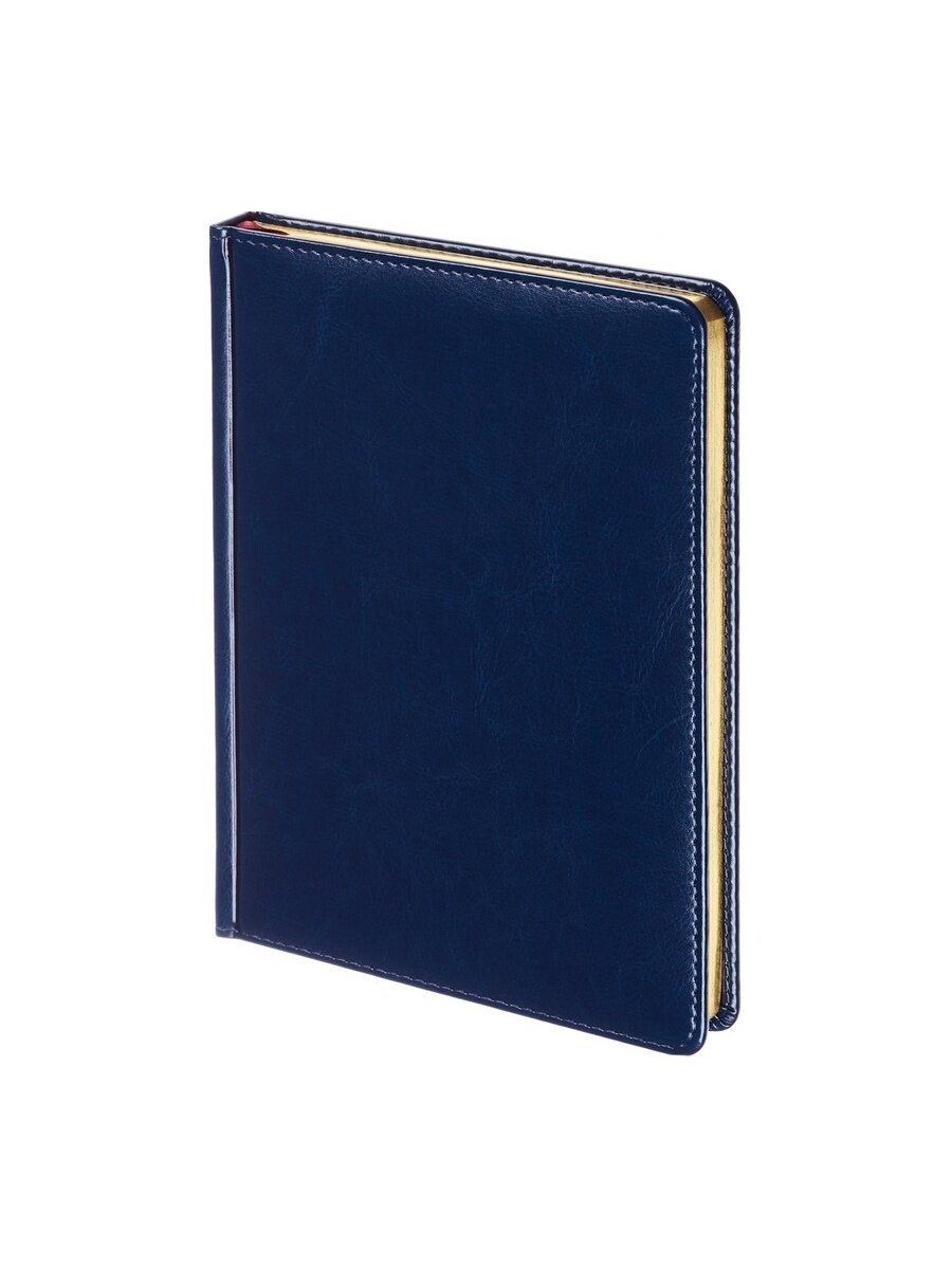 Ежедневник Attache недатированный, синий, А5, 145х205 мм, 136 листов, Sidney Nebraska (84996)