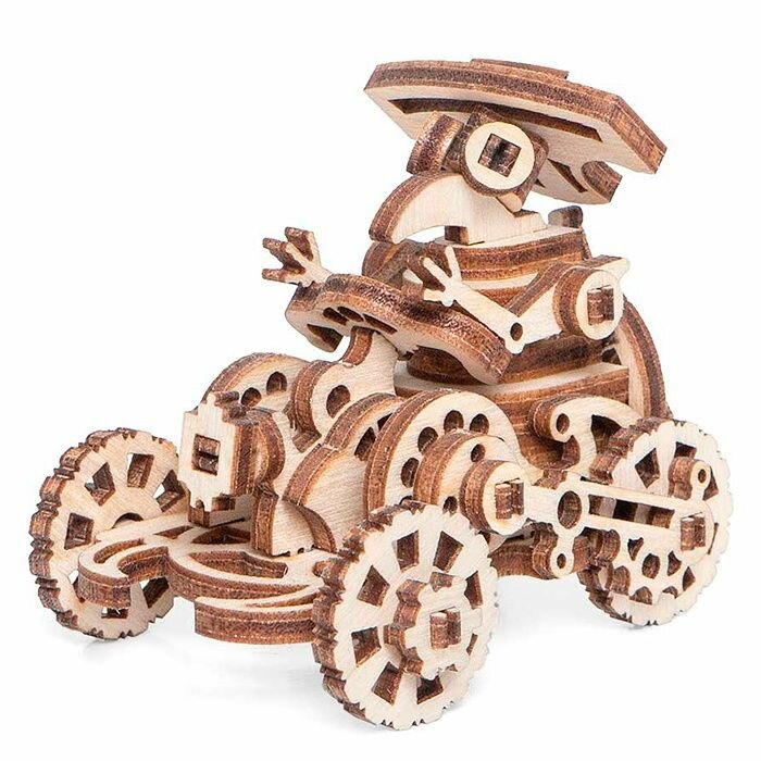 Деревянный конструктор для мальчиков Lemmo Робот "Чакки", 43 детали, дерево (0202)