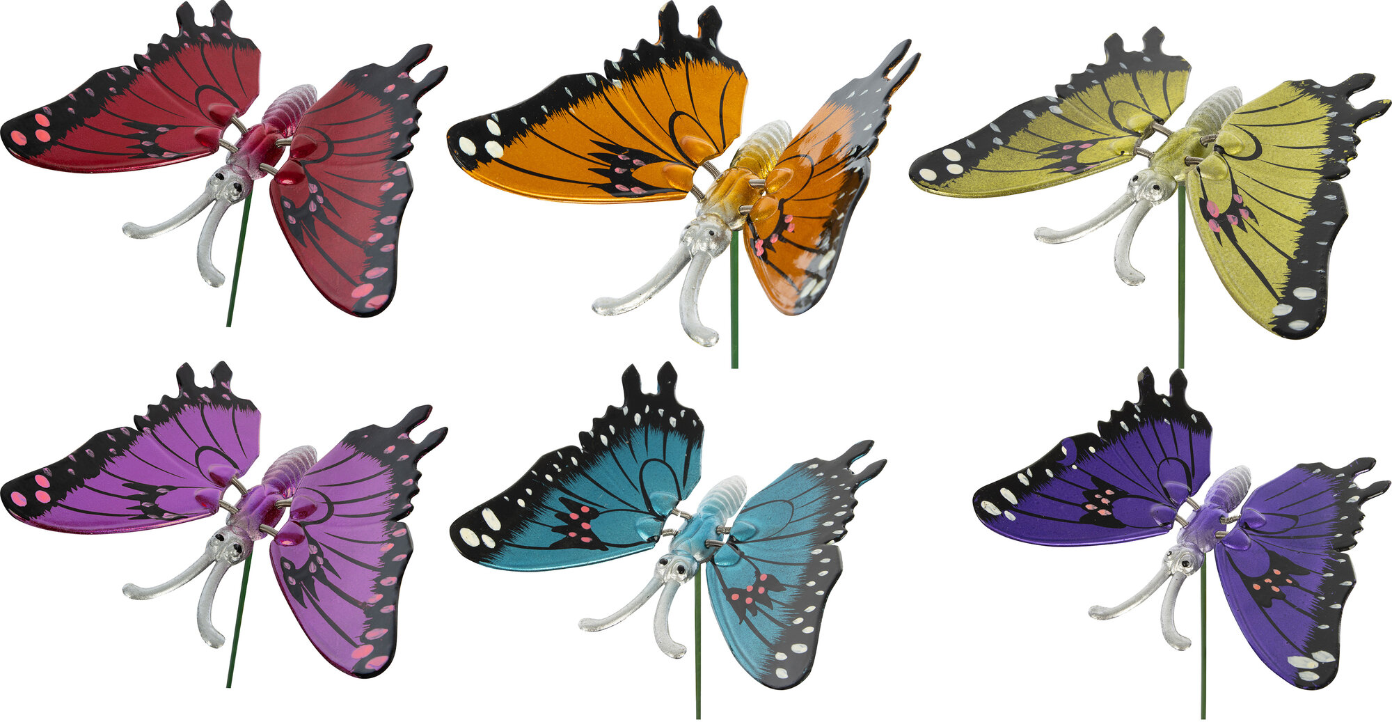 Штекер садовый "Бабочка" GS-16-4-BF, цвета в ассортименте, без возможности выбора