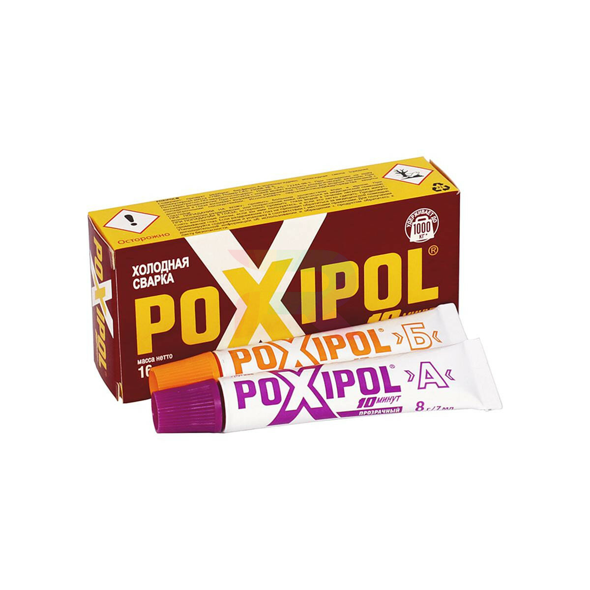 Холодная сварка (эпоксидный клей поксипол) Poxipol 00267 прозрачный 14 мл.