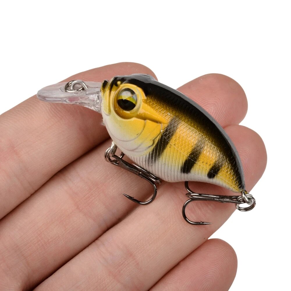 1Pcs Crankbait Minnow Fishing Lures 60mm 8.5g Wobblers Artificial Hard Bait Floating Bass Lure Plastic Fish Fishing Tackle