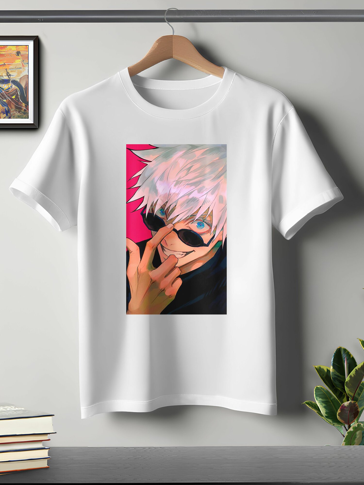 Футболка  Детская ONEQ 146 (11-12) размер с принтом Jujutsu Kaisen, белая