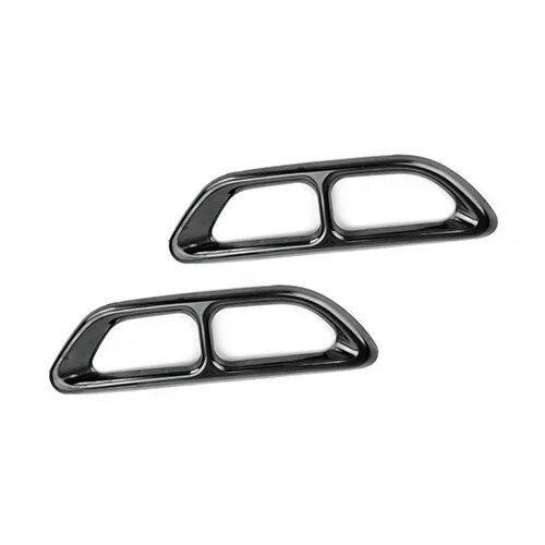 Zza автомобильный задний выхлоп, декоративная крышка, глушитель из нержавеющей стали, нашивка на хвост горла, автомобильные аксессуары для Honda Accord 10-го поколения 2018-202 Black