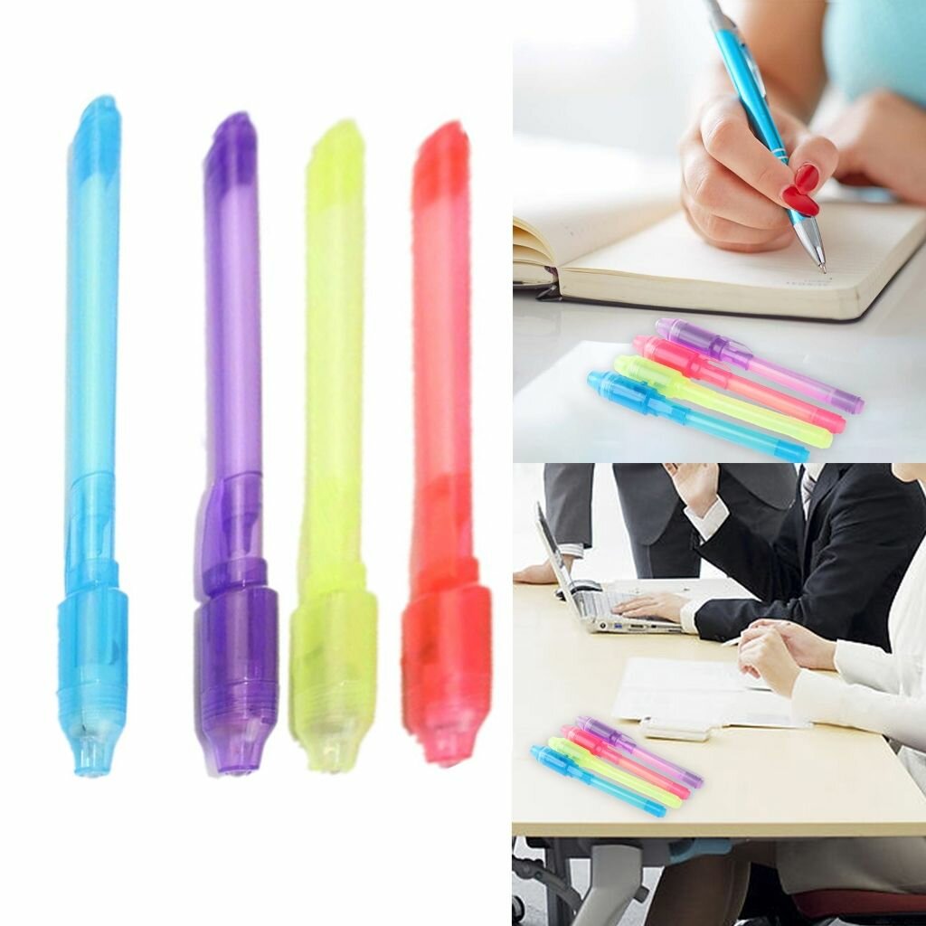 1 комплект из 4шт невидимых светодиодных светящихся ручек