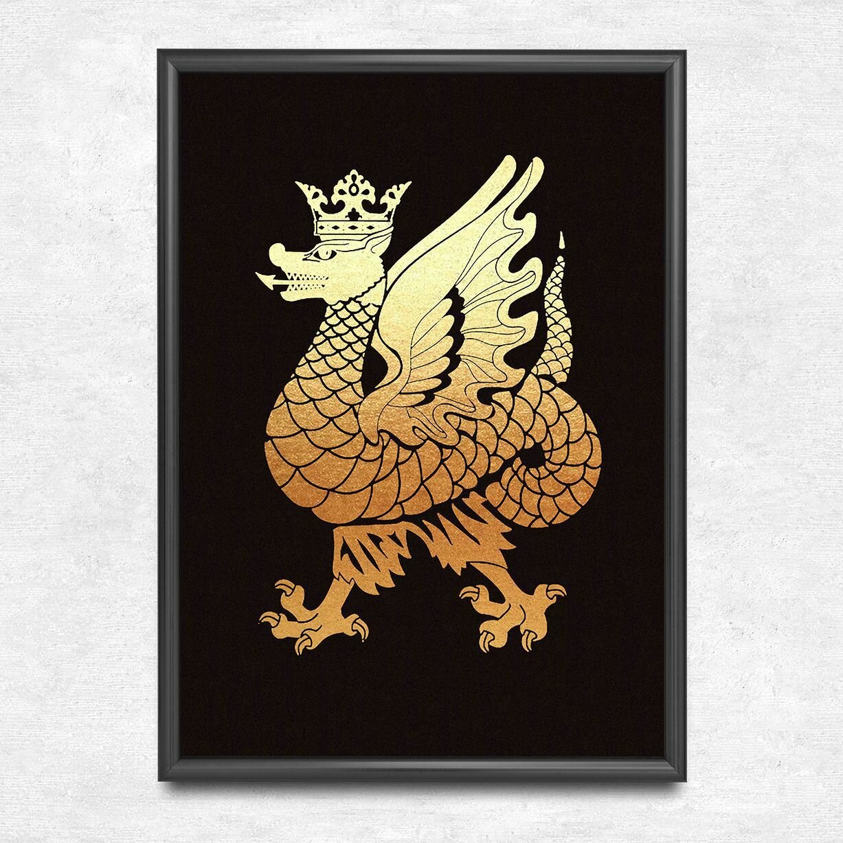 Герб Казани постер / плакат город Казань / картина на стену для дома, спальни, кухни