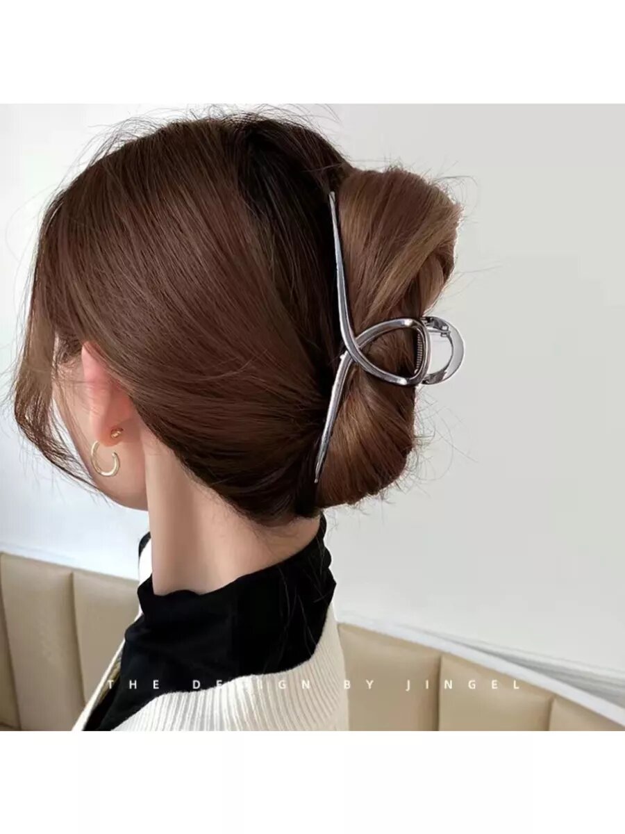 Металлический Краб для волос базовый 1 шт oldmoney