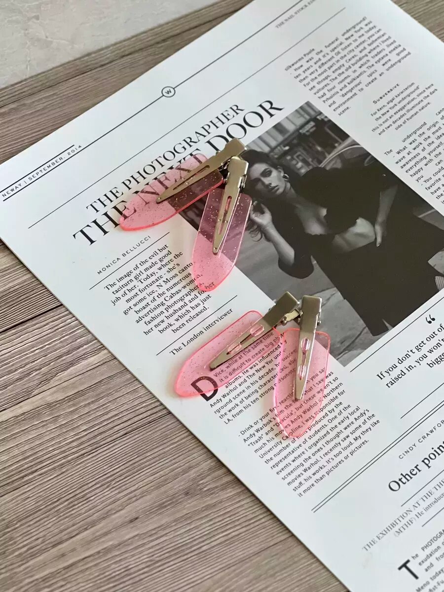 Зажимы для волос парикмахерские 4 шт Заколки