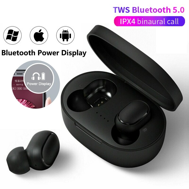Fone Bluetooth A6s Tws Наушники-вкладыши Наушники HandFree Wirelss Наушники Blutooth Игровая Гарнитура С Микрофоном Опто