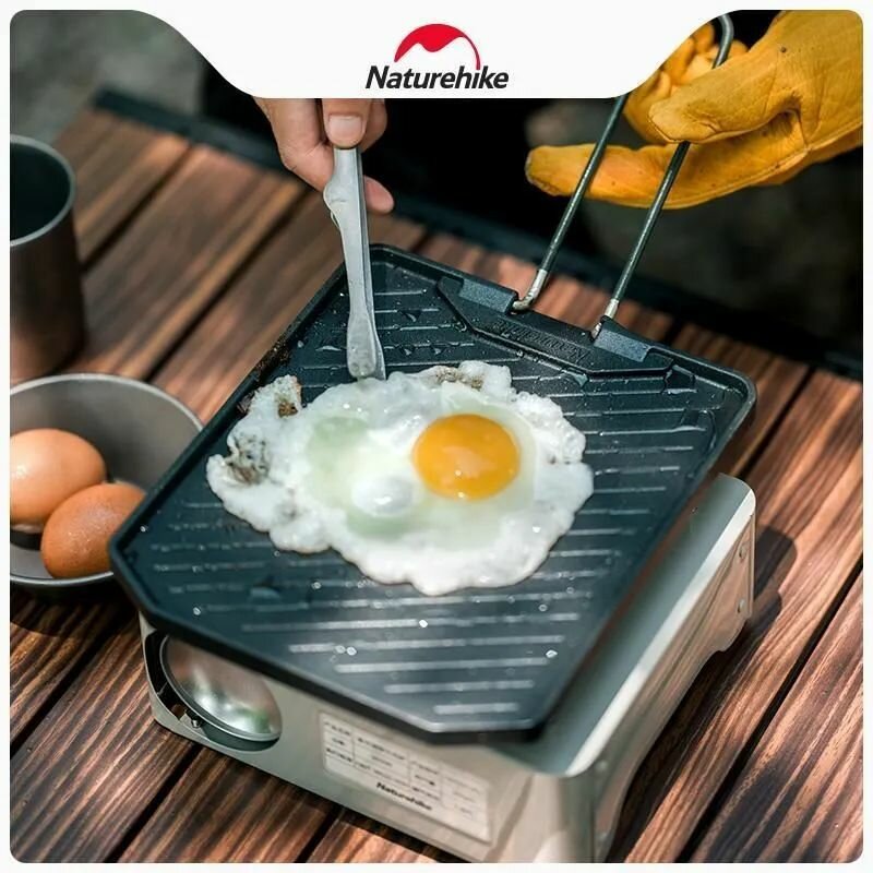 Посуда для кемпинга Naturehike нержавеющие стали кастрюля, сковородкадля кемпинга, рыбалки, пикника, костра