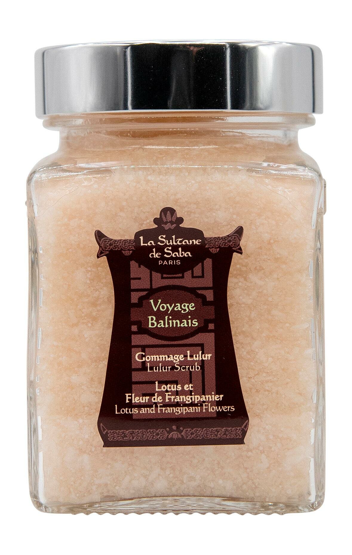 Гоммаж кокосово-рисовый для тела LA SULTANE DE SABA Лотос и Франжипани, 300 г