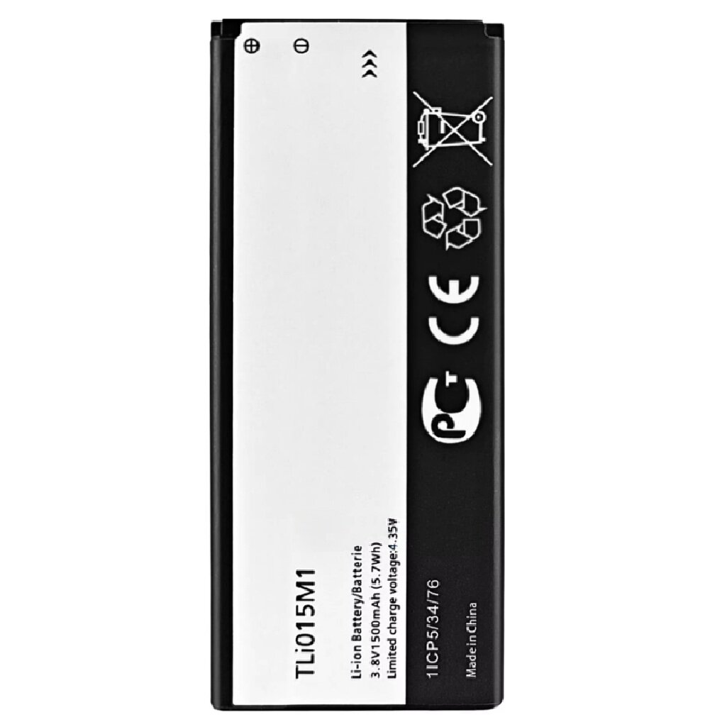 Аккумулятор для телефона Alcatel One Touch Pixi 4 OT-4034A 4034D 4034F 4034X TLi015M1 1500mAh