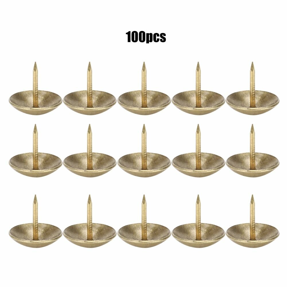 100 штук мебельные гвозди циановая бронза из железа для декора мебели и деревянных изделий