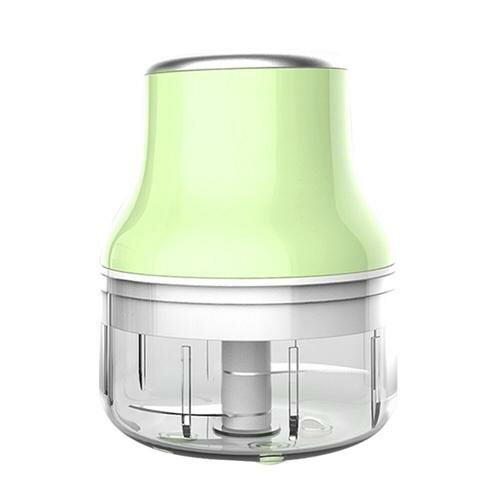 Домашняя электрическая мини - дробилка для чеснока нержавеющая сталь мясорубка для измельчения фруктов и овощей (зеленый, 100 мл)
