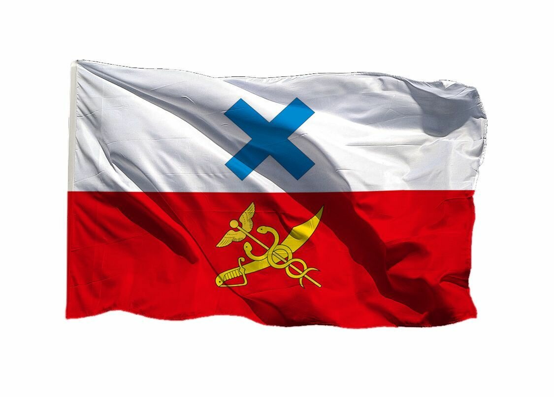 Флаг Ирбита на сетке, 90х135 см - для улицы, для флагштока