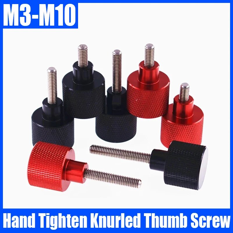 GooBetter набор винтов с рукояткой M3-M10 черный/красный M8-Black, 10mm