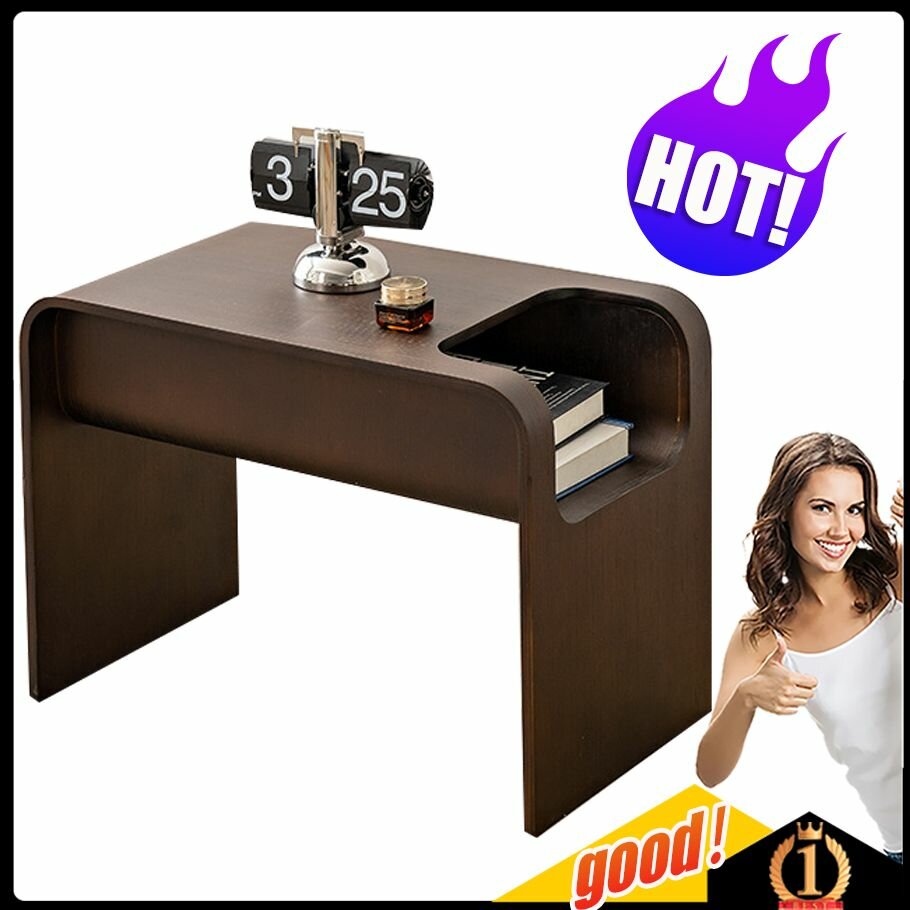 Боковой столик для дивана из массива дерева