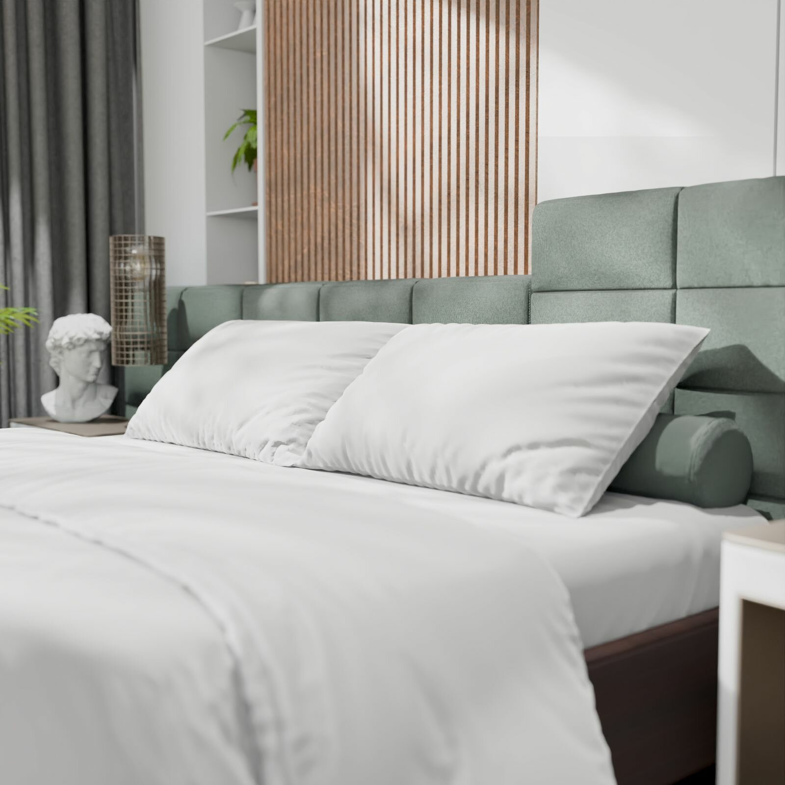 Постельное бельё Этель Дуэт Tencel 155*210см-2шт, 230*245см, 50*70см-2шт, цвет белый