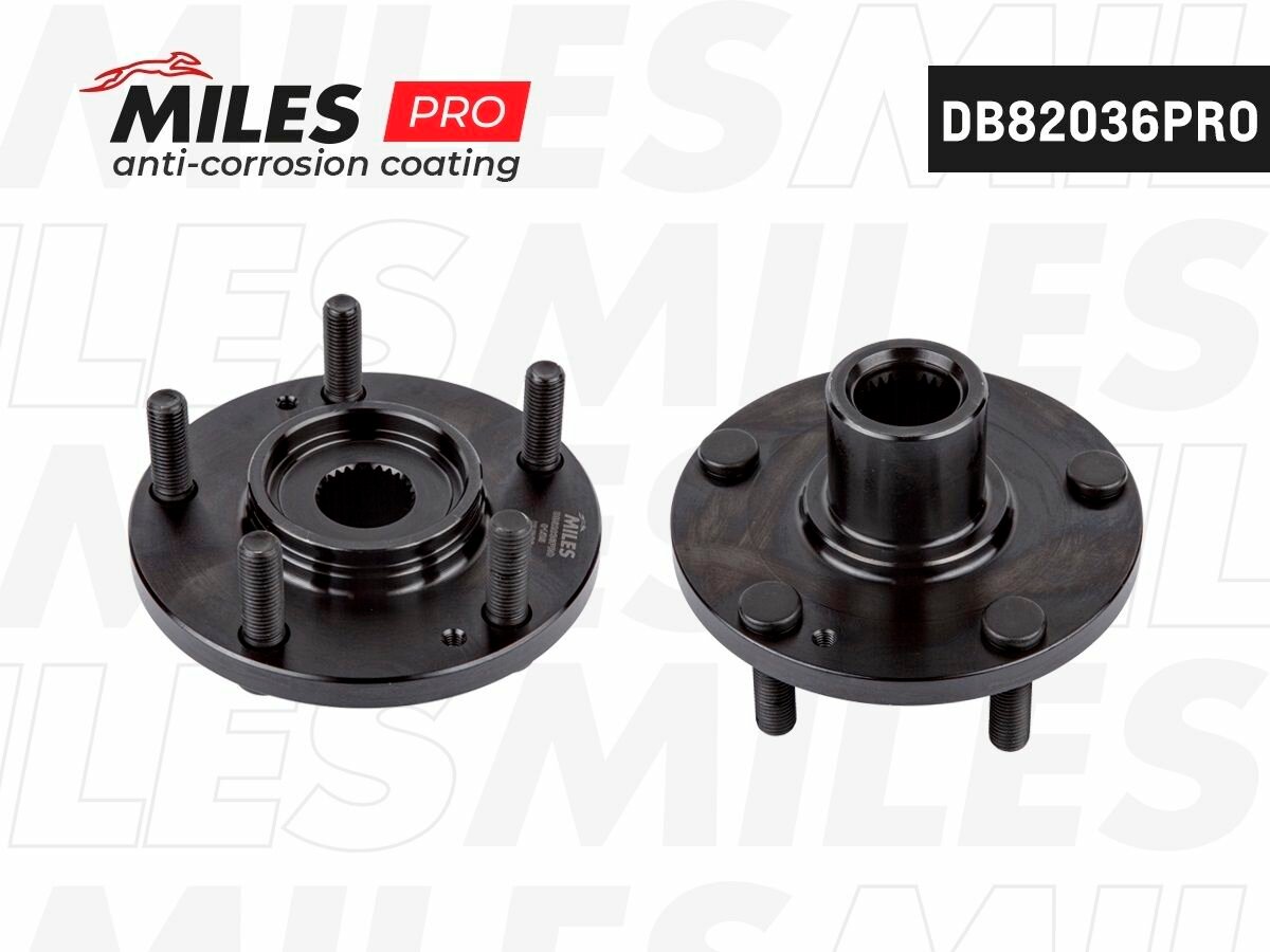 MILES Ступица передняя (серия PRO с антикоррозийным покрытием) Hyundai Creta 16-, Sonata VI 09-, i40 11-, NF V 05-, ix35 09-, Kia Carens II-IV 02-, Optima III 10-, Sportage III 10- DB8 DB82036PRO