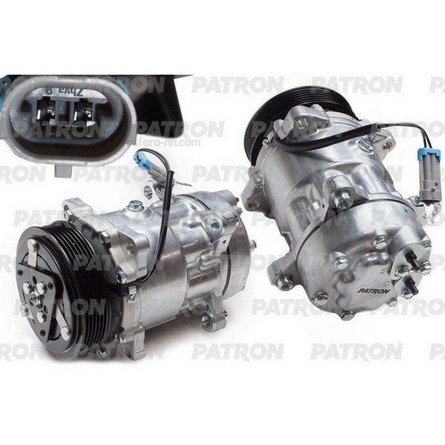 PATRON PACC061 Компрессор кондиционера УАЗ 3163 Патриот (05.2012-) (тип Sanden) PATRON PACC061