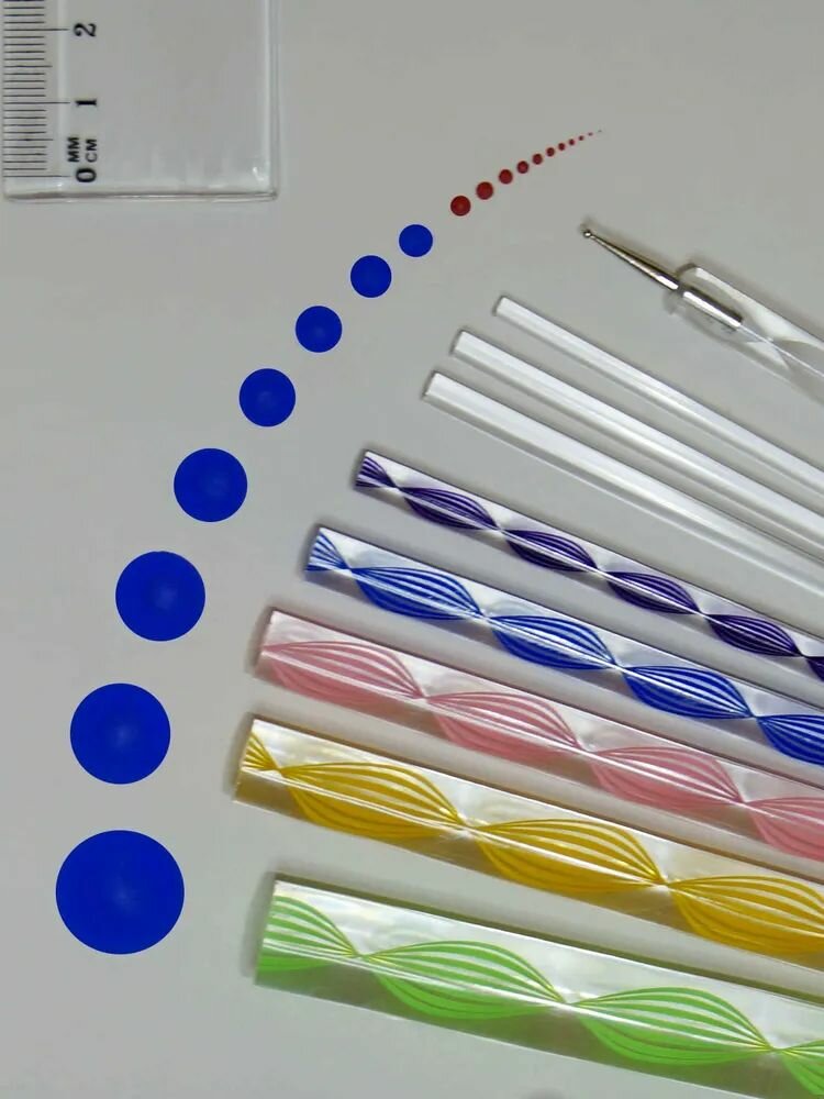 Дотсы акриловые, набор для рисования мандалы и точечной росписи