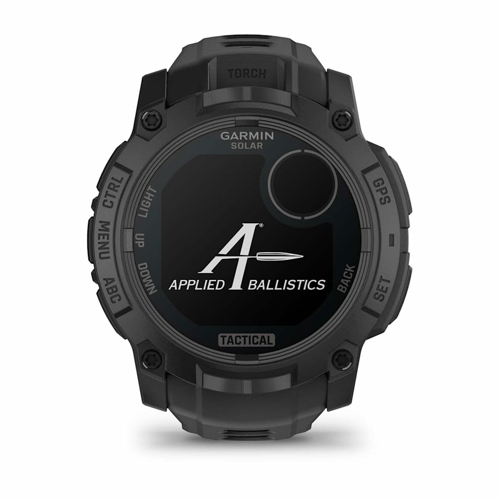 Часы Garmin Instinct 3 - 50mm Solar Tactical Edition черный с черным ремешком