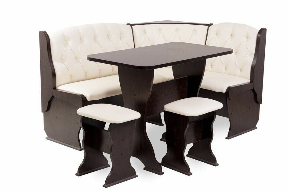 Кухонный уголок Betel орхидея Люкс Венге/Борнеко Крем Размеры: Высота 880мм Глубина 1100мм Ширина 1500мм