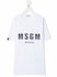 Футболка MSGM, размер 8 лет, серебристый