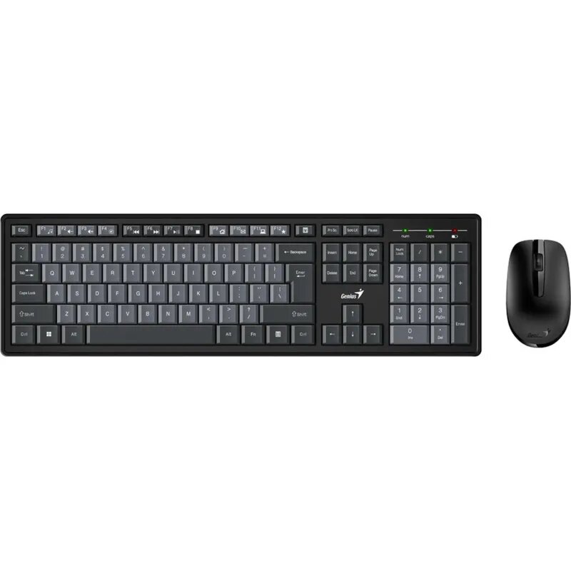 Набор клавиатура+мышь Genius KM-8200, беспроводной, черно-серый 2025086 31340003421