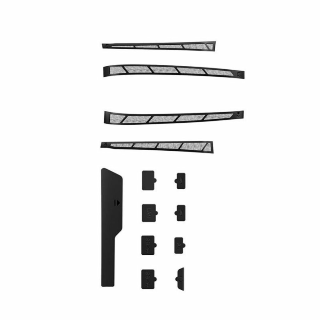 Подходит для PS5 slim host пылезащитный штекер + пластиковый комплект, Аксессуары для игровых приставок пылезащитный комплект пластиковые заглушки набор для защиты от пыли