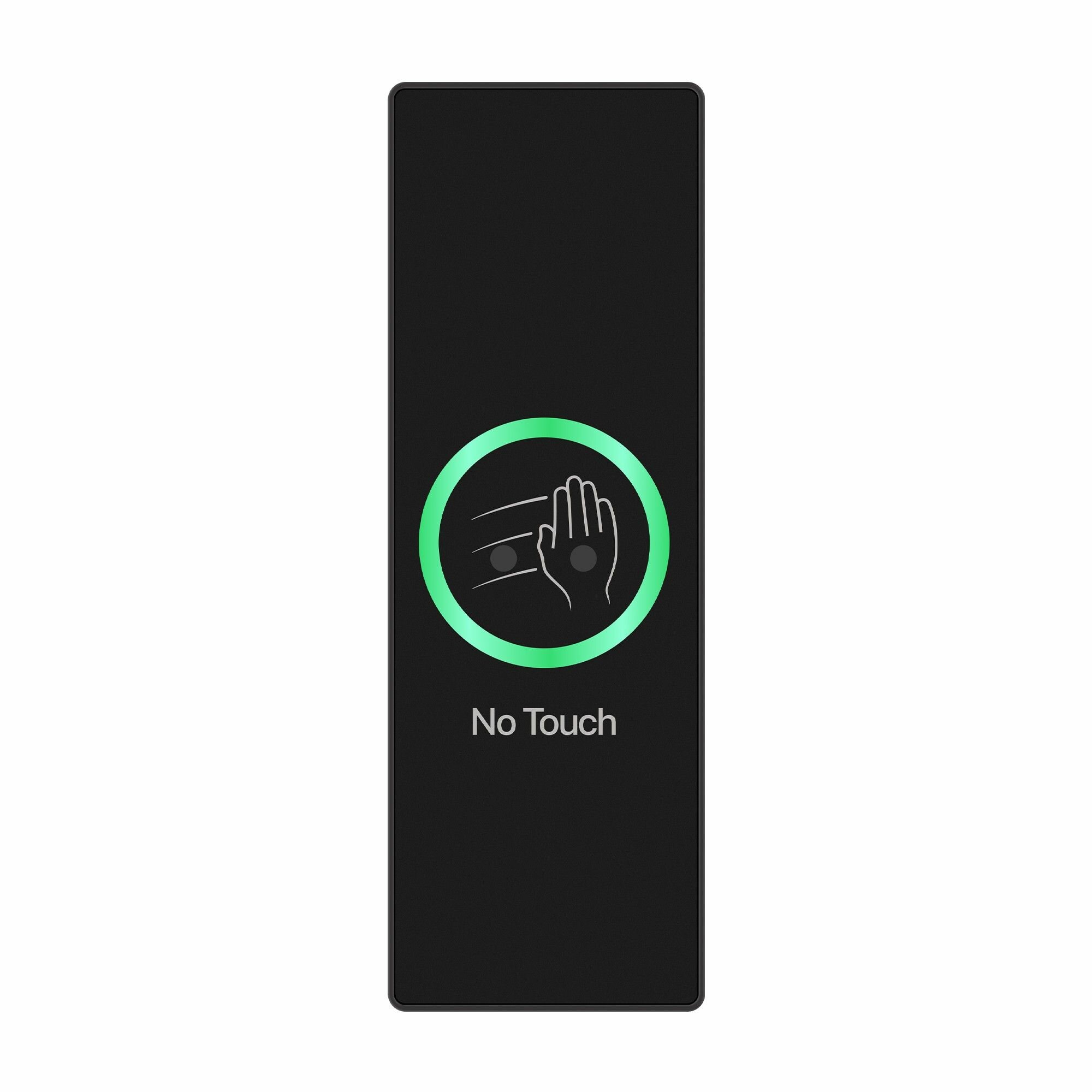 Бесконтактная пластиковая накладная кнопка "Выход" с подсветкой Novicam B70SL BLACK