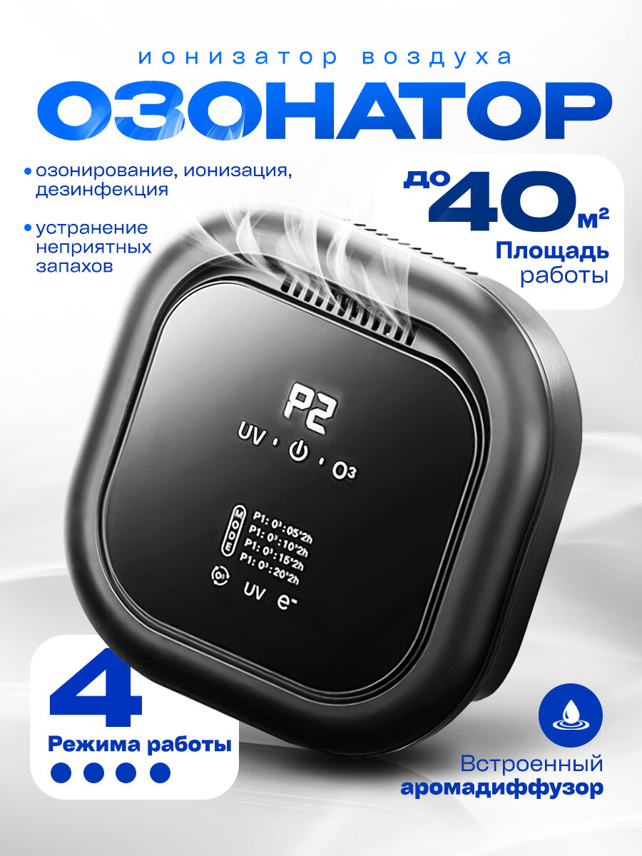 Озонатор, очиститель воздуха для дома, ионизатор для автомобиля, настенный