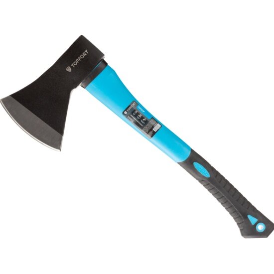 Топор Topfort 1000 г из углеродистой стали фибергласовое топорище