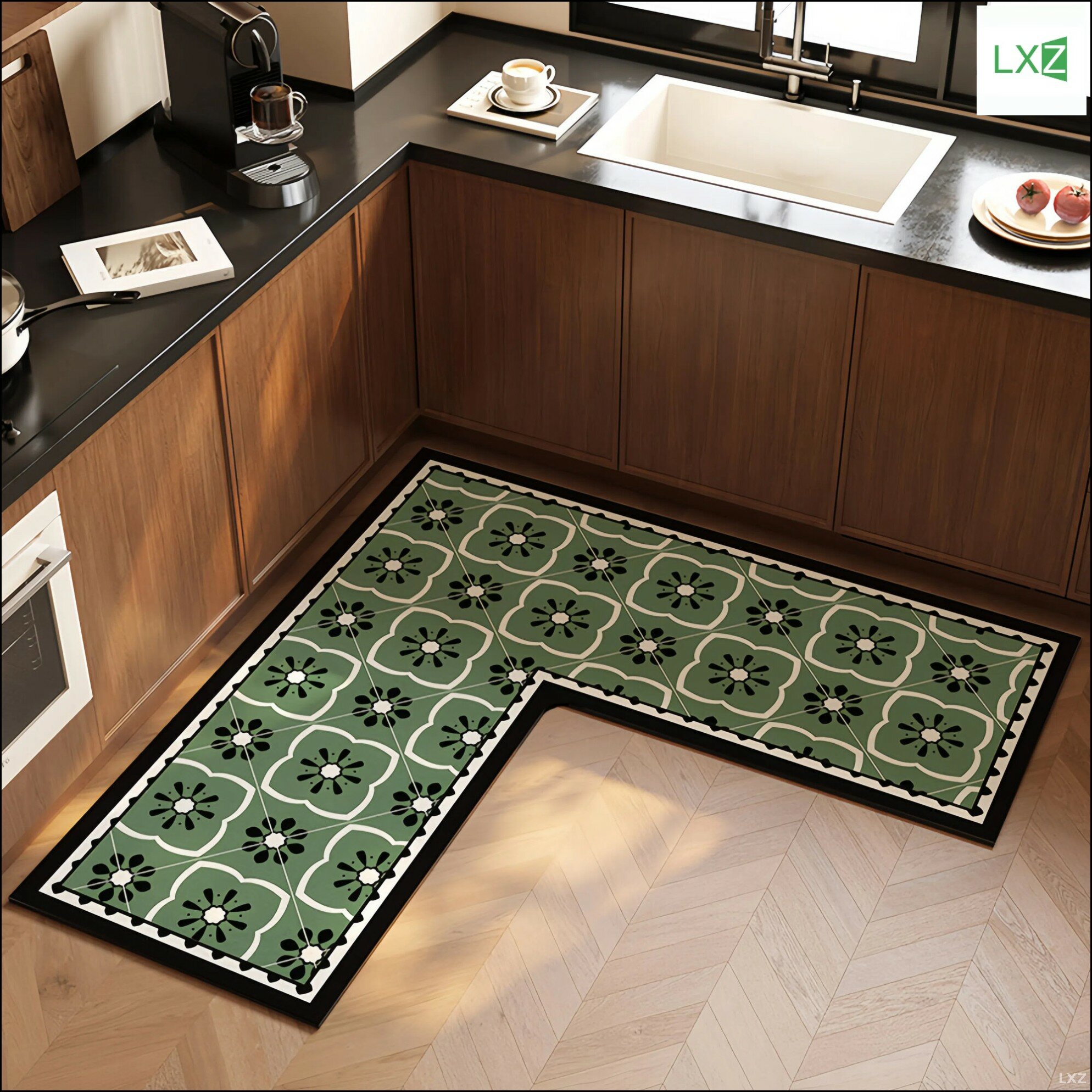 Эксклюзивный противоскользящий Гобразный коврик из диатомита для кухни