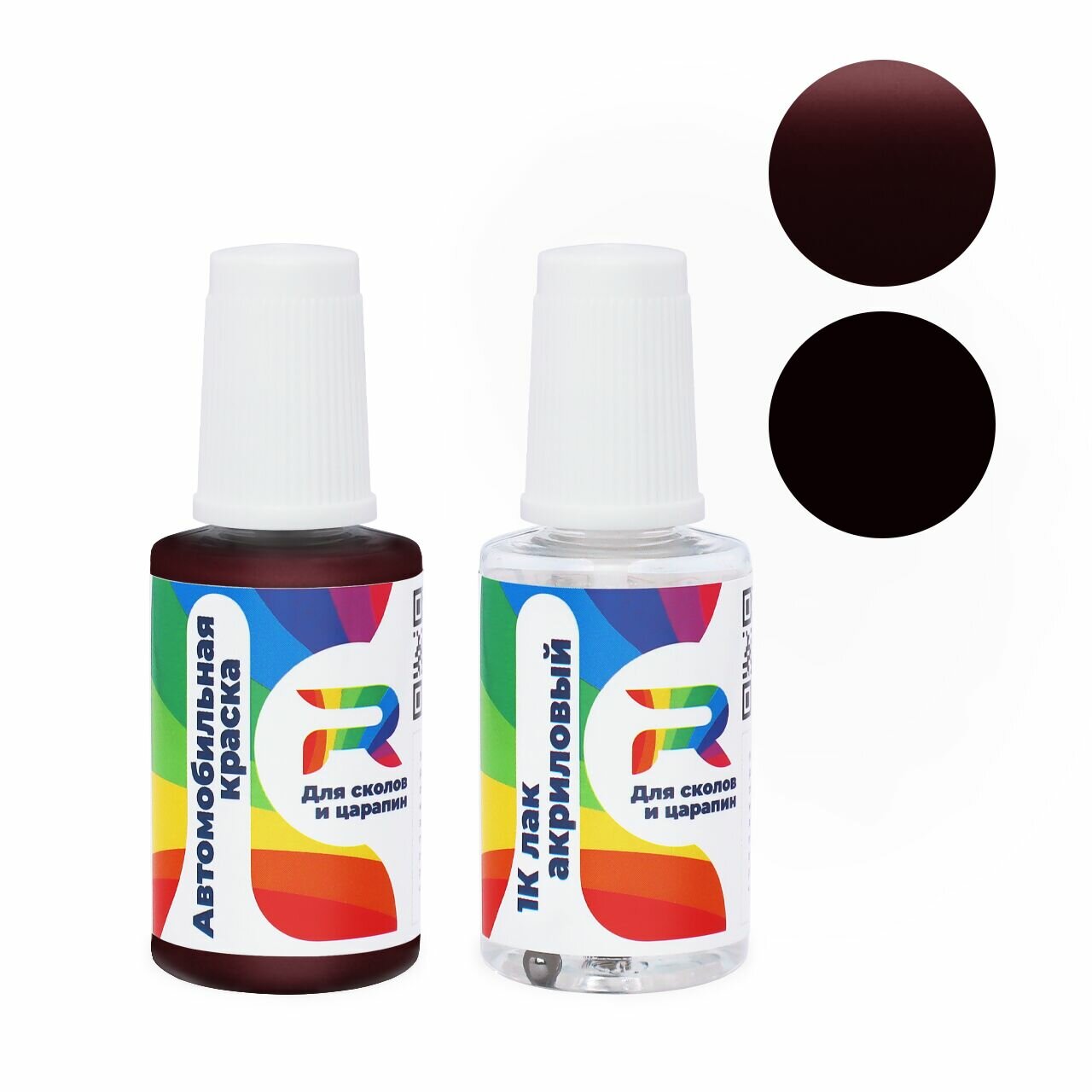 Подкраска для сколов и царапин авто Geely DK302M - Abyss Red (Базовая краска, Перламутровый двухслойный, Красный)