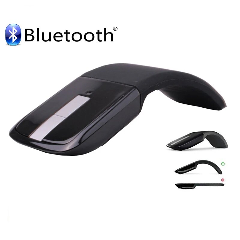 Беспроводная складная сенсорная мышь DIGIBLUSKY Arc Touch WR02 Black