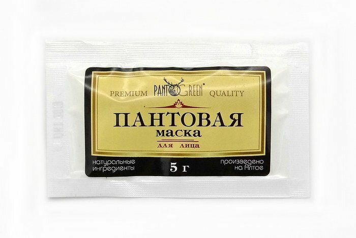 Маска для лица FITO BOMB "Premium Quality", Пантовая, 5 г