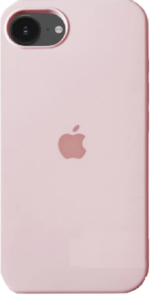 Накладка силикон Silicone Case для iPhone 16e/17e Розовый