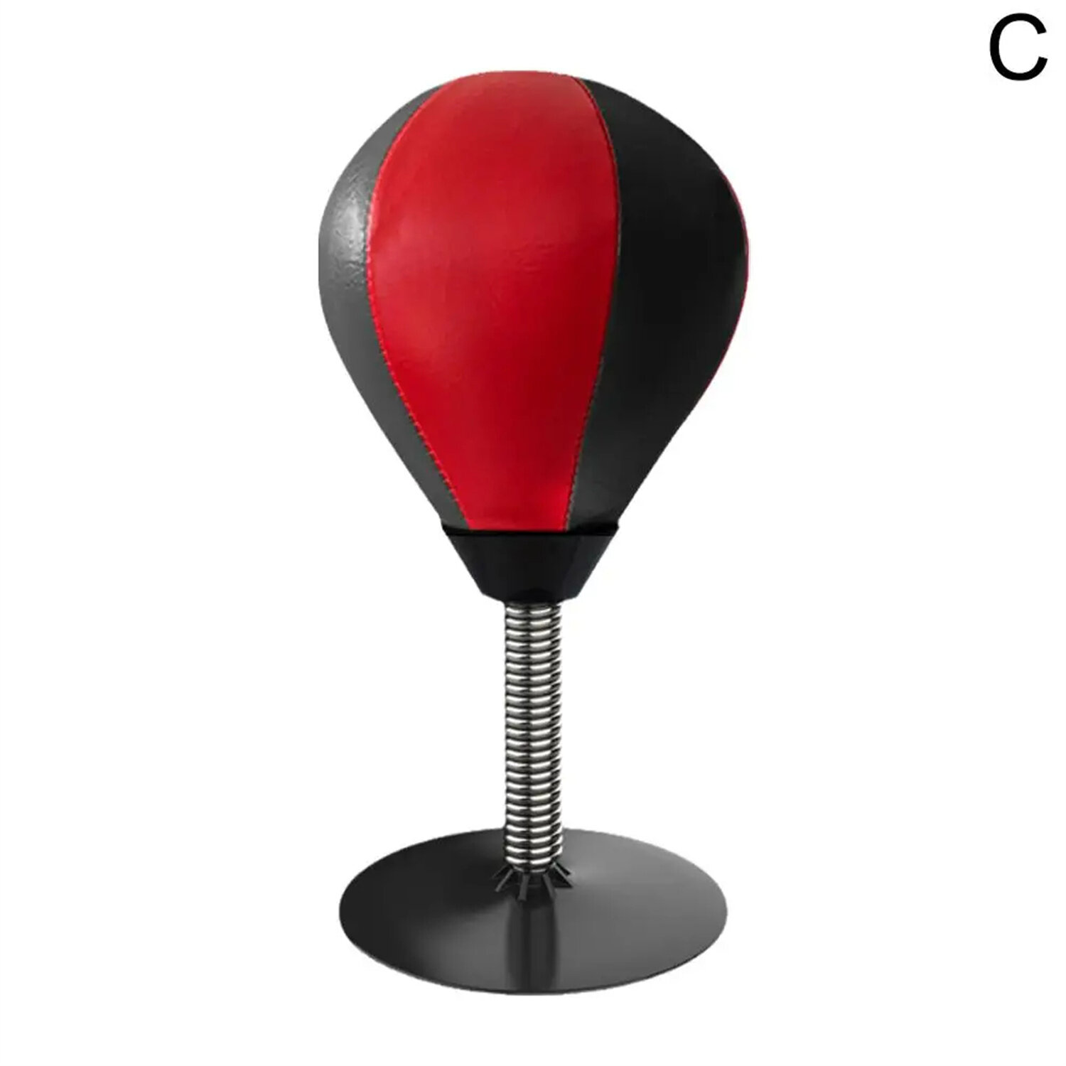 Desktop Punching Bag Ball With Suction Cup Table Boxing Exercising Children Adult Speed Boxing Stress Relief Training Ball, Height 40cm, Spring height 13cm, Suction cup diameter 17.7cm, Color As shown in the figure, Material pu+spring steel